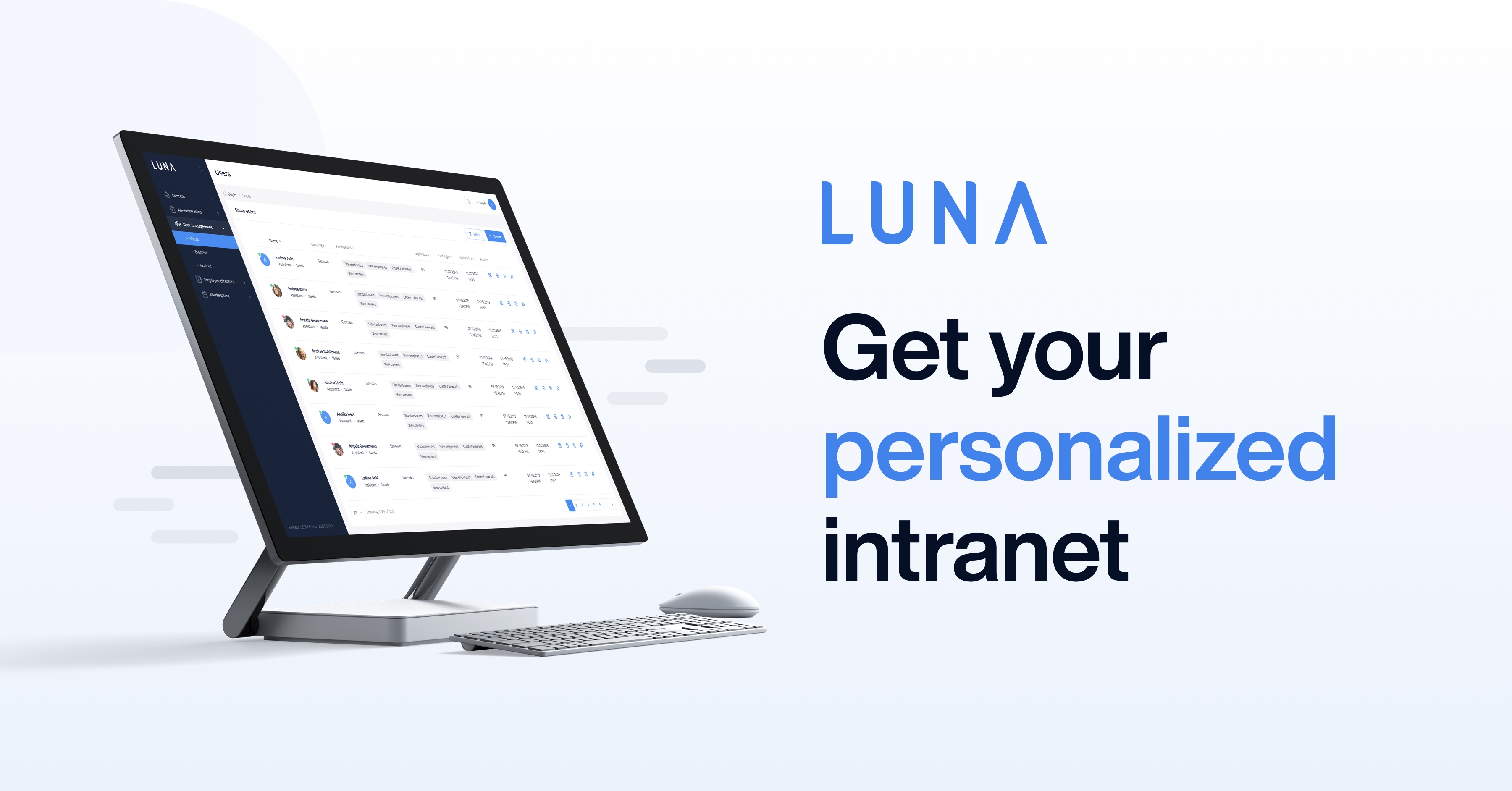 Get the modules you need | Luna Intranet | LUNA Intranet